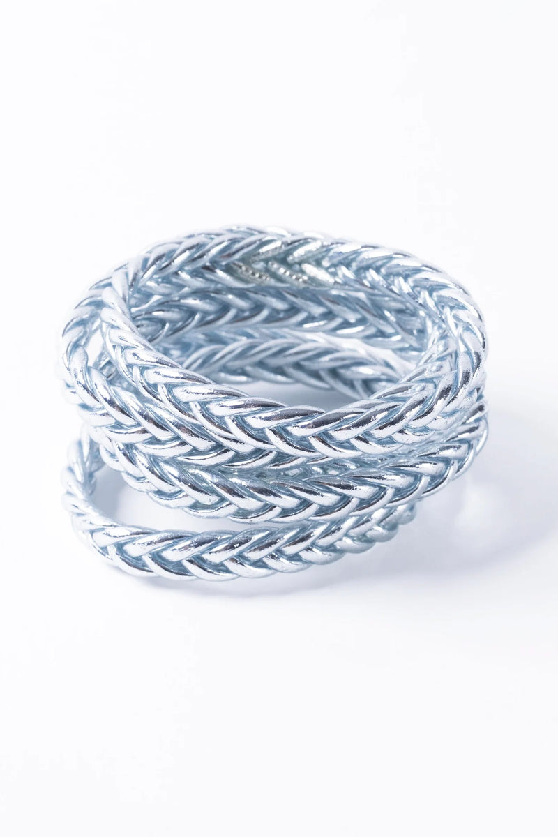 Buddhist bracelet braid - silver – juniperhearth