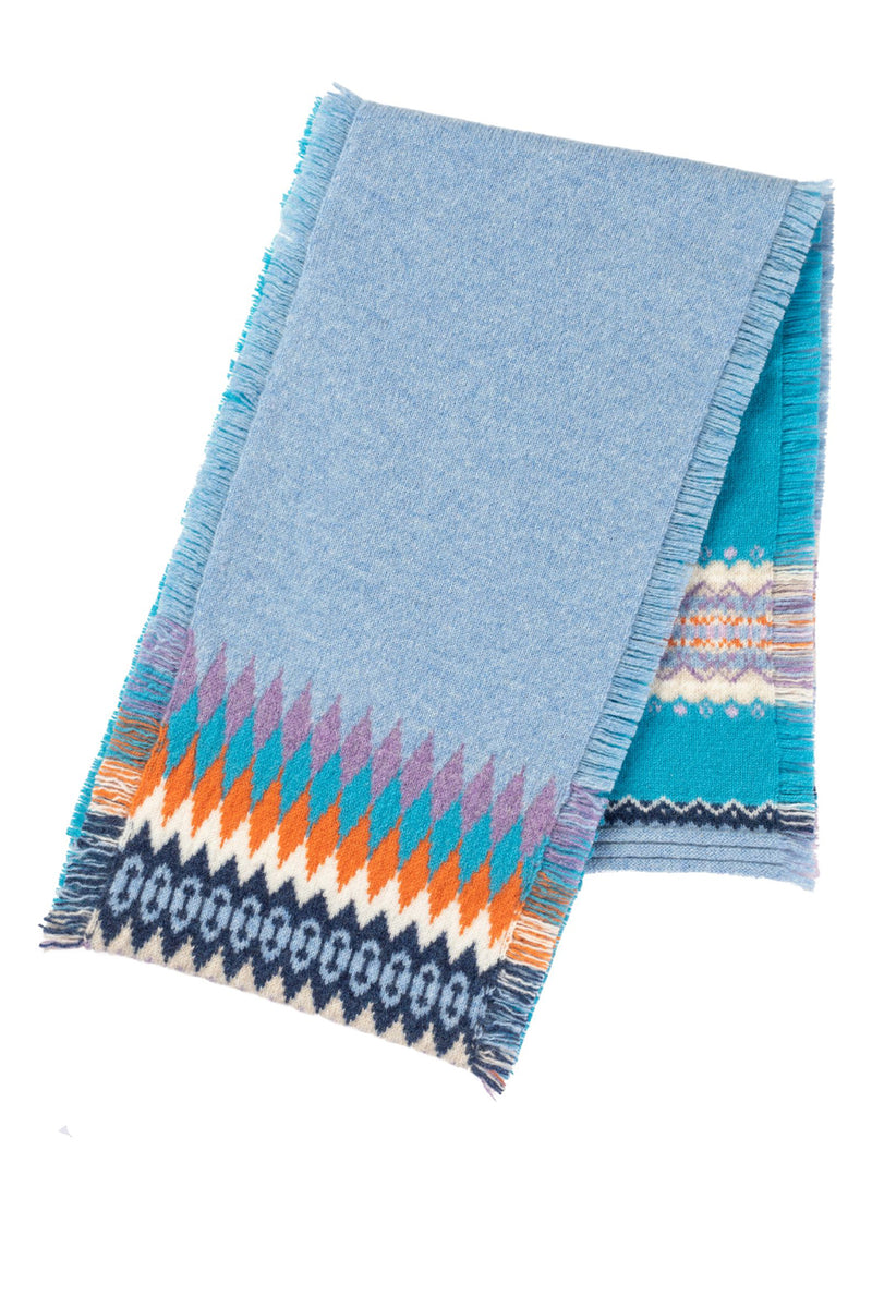 Eribé Alloa scarf - Blue Iris – juniperhearth